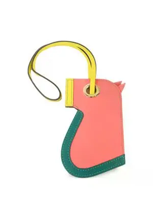 Hermès Camail Epsom Bag Charm - Pink