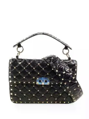 Valentino Garavani Rockstud Spike Shoulder Bag - Black