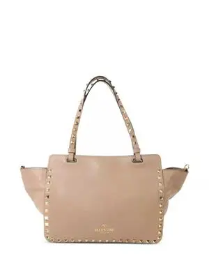 Valentino Garavani Rockstud Leather Tote Bag