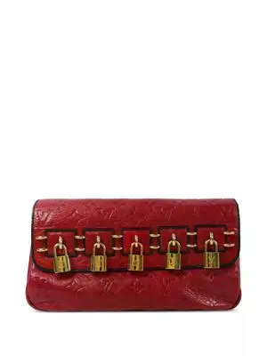 LOUIS VUITTON Enigme Empreinte Leather Clutch Bag