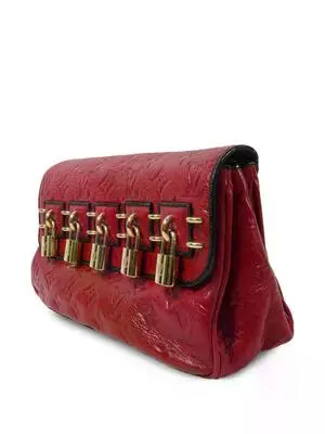 LOUIS VUITTON Enigme Empreinte Leather Clutch Bag