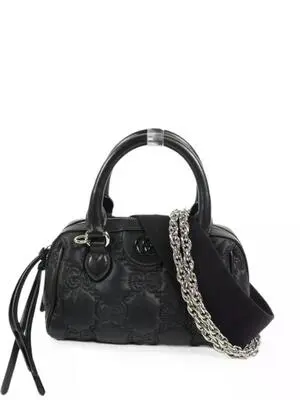 Gucci Mini Matelassé Gg Tote Bag - Black