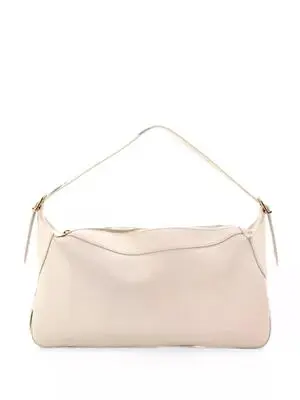 Celine Romy Shoulder Bag Leather Medium Hobo Bag - White