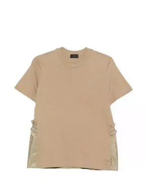 Moncler Ruffled Logo-patch T-shirt