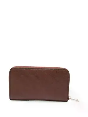 Furla Logo-plaque Grained Leather Wallet
