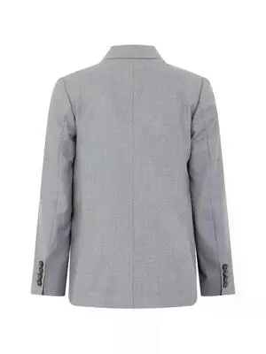 SLOWEAR Double-breasted Peaked-lapel Jacket - Grey