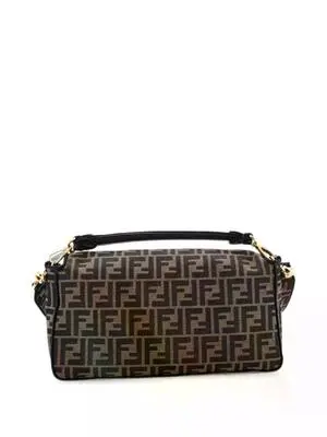Fendi Baguette Nm Bag Zucca Canvas Shoulder Bag