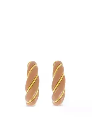 AURÉLIE BIDERMANN Diana Twisted Hoop Earrings - Gold