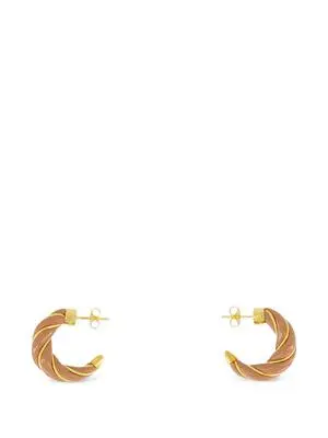 AURÉLIE BIDERMANN Diana Twisted Hoop Earrings