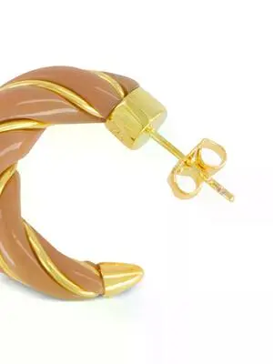 AURÉLIE BIDERMANN Diana Twisted Hoop Earrings