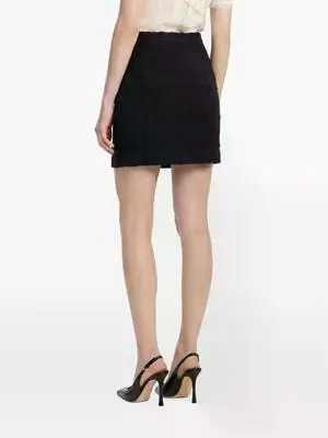 Alessandra Rich Bouclé-knit Mini Skirt
