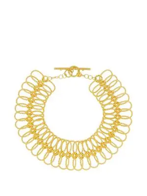 Sylvia Toledano Xxl Link Twisted-link Collar Necklace - Gold