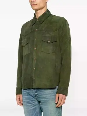 ANTIK DENIM Whipstitch-trim Button-up Shirt
