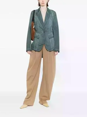 UMA WANG Notched-lapels Single-breasted Blazer