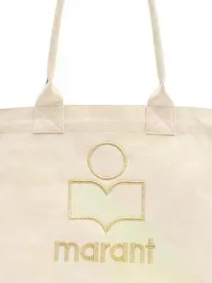 Isabel Marant Étoile Logo-embroidered Canvas Tote Bag