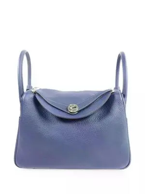 Hermès 30 Lindy Two-way Handbag - Blue