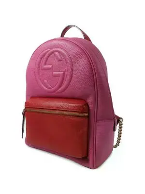 Gucci Gg Logo Backpack