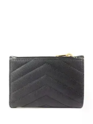 Saint Laurent Cassandre Bifold Wallet - Black