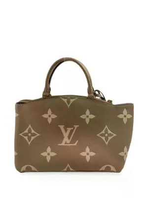 LOUIS VUITTON Petit Palais Monogram Empreinte Tote Bag - Brown