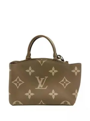 LOUIS VUITTON Petit Palais Monogram Empreinte Tote Bag - Brown