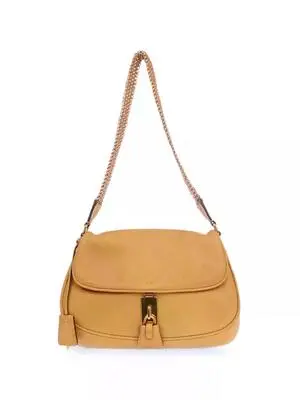 Prada 1990-2000s Chain-link-strap Shoulder Bag - Neutrals