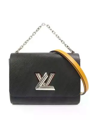 LOUIS VUITTON Twist Mm Epi Shoulder Bag - Black