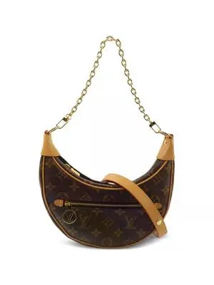 LOUIS VUITTON Monogram Loop Shoulder Bag - Brown