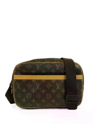 LOUIS VUITTON Pm Reporter Monogram Canvas Shoulder Bag - Brown