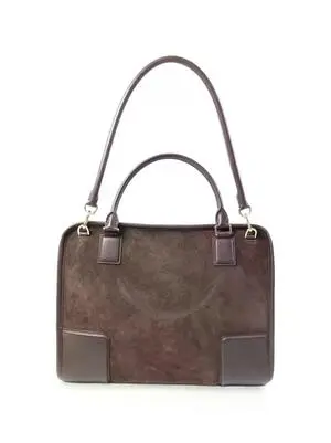 Loewe Amazona Leather Shoulder Bag - Brown