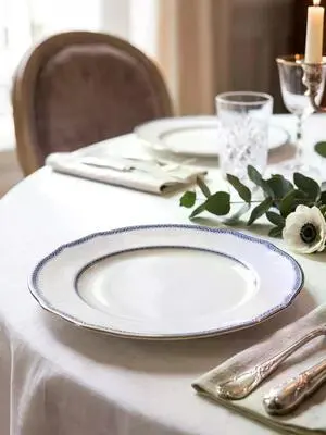 GINORI 1735 Jasmine Floral-embossed Dinner Plate