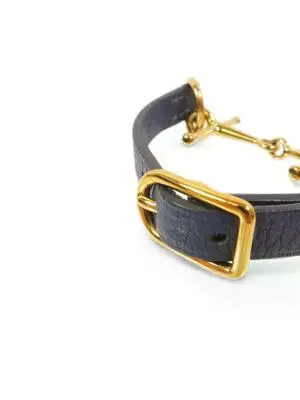 Hermès Mors Lambskin Leather Bracelet - Gold