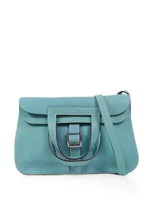 Hermès Halzan Shoulder Bag - Blue