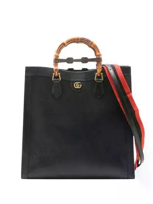 Gucci 2016-2026 Maxi Leather Diana Satchel - Black
