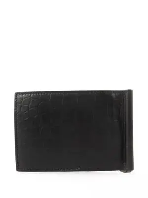 Balenciaga Croc-effect Bifold Wallet