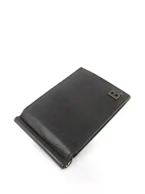 Balenciaga Croc-effect Bifold Wallet - Black