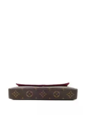 LOUIS VUITTON Monogram Canvas Felicie Pochette Shoulder Bag - Brown