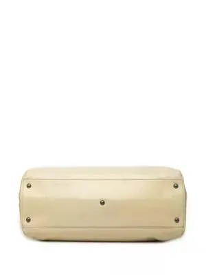 Fendi 2000-2010 Large Leather Peekaboo Iconic Satchel