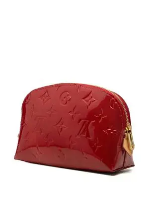 LOUIS VUITTON 2011 Monogram Vernis Cosmetic Pouch - Red
