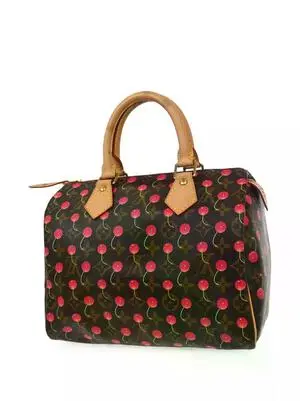 LOUIS VUITTON Monogram Cherry Speedy Tote Bag