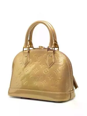 LOUIS VUITTON 2012 Monogram Vernis Alma Bb Satchel