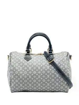 LOUIS VUITTON 2012 Monogram Idylle Speedy Bandouliere 30 Satchel - Grey