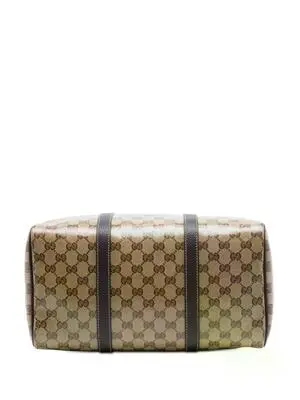 Gucci 2016-2026 Medium Gg Crystal Joy Boston Bag - Neutrals