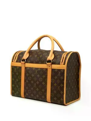 LOUIS VUITTON Monogram Sac Chien Pet Carrier Travel Bag