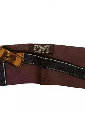 Hermès 2011 Tres Kelly Silk Twilly Scarf Scarves