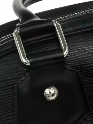 LOUIS VUITTON Epi Leather Bowling Montaigne Tote Bag - Black
