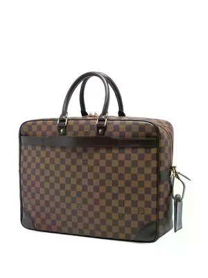LOUIS VUITTON Damier Ebene Porte Documents Voyage Gm Business Bag - Brown