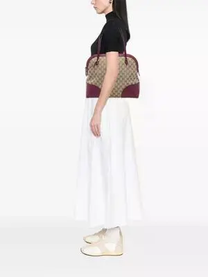 Gucci 2016-2026 Medium Gg Canvas Bree Dome Tote Bag - Neutrals