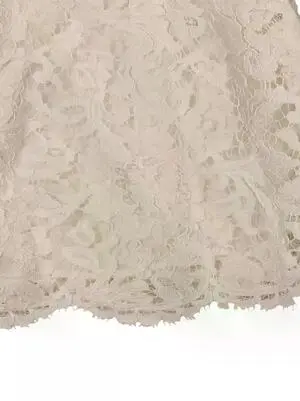 Valentino Garavani Lace Overlay Mini Dress