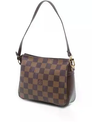 LOUIS VUITTON 2003 Damier Ebene Trousse Pochette Handbag
