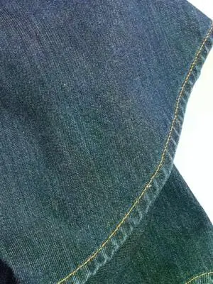 Gucci 2010s Flared Midi Denim Skirt